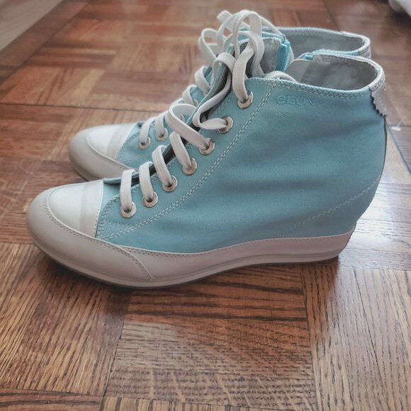 Geox | Shoes | Vintage Geox Europe Limited Edition Retro Hitop Wedge ...